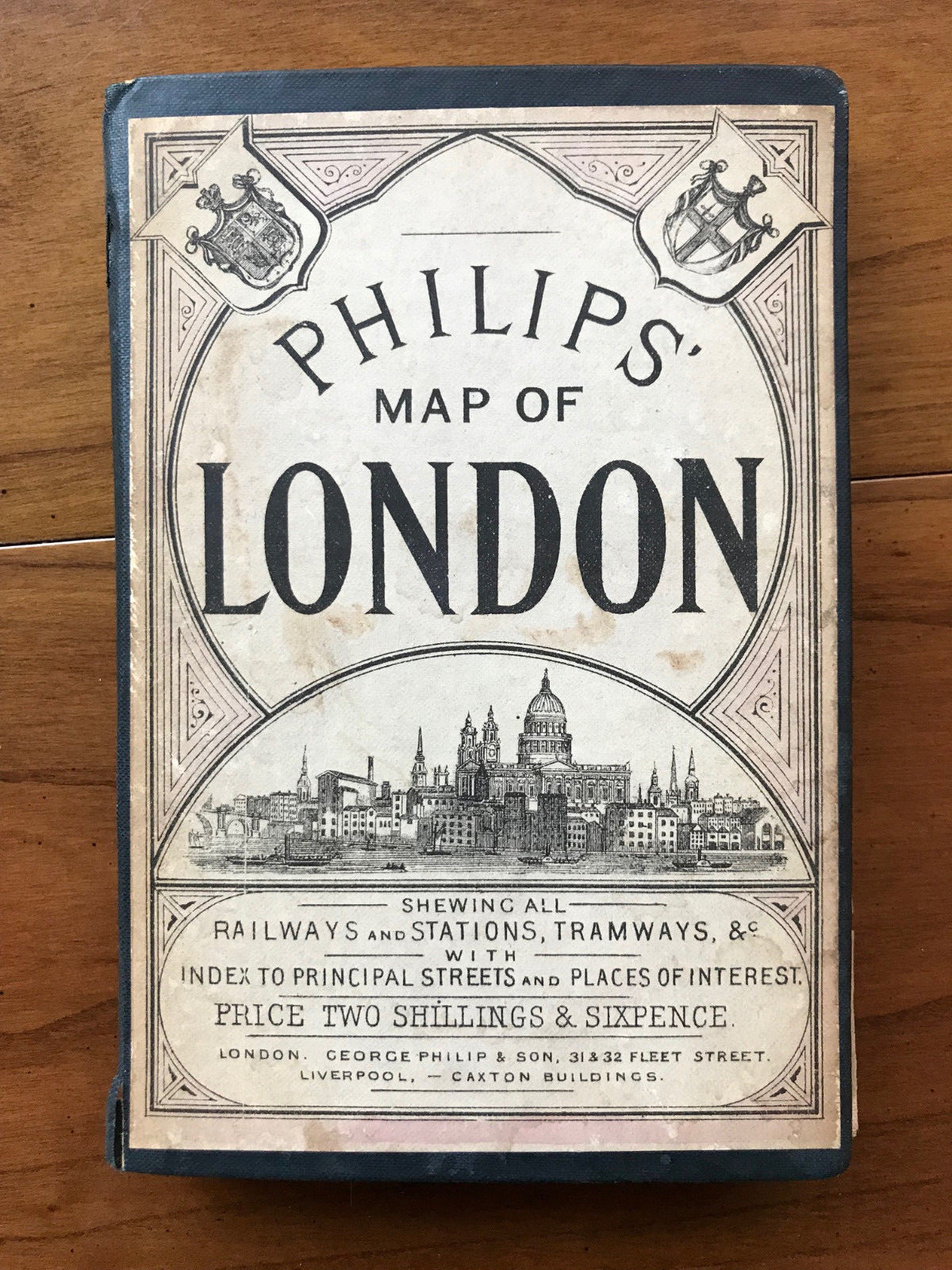 Philips' Map Of London, by George Philip - c:1880 -Scarce Antique ...