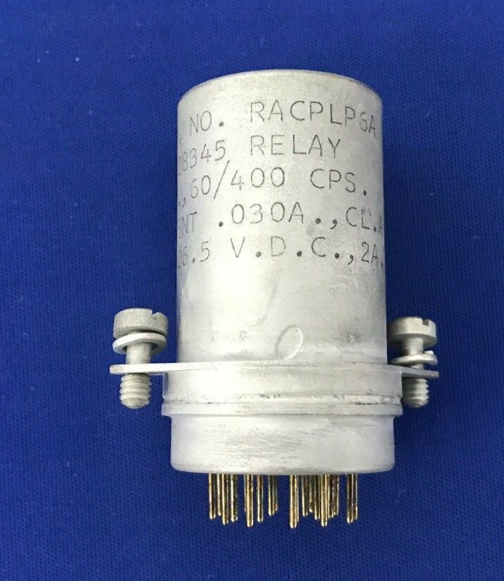 DRI RELAYS RACPLP6A RELAY 115V UN328345 NSN: 5945-01-189-3024 | eBay