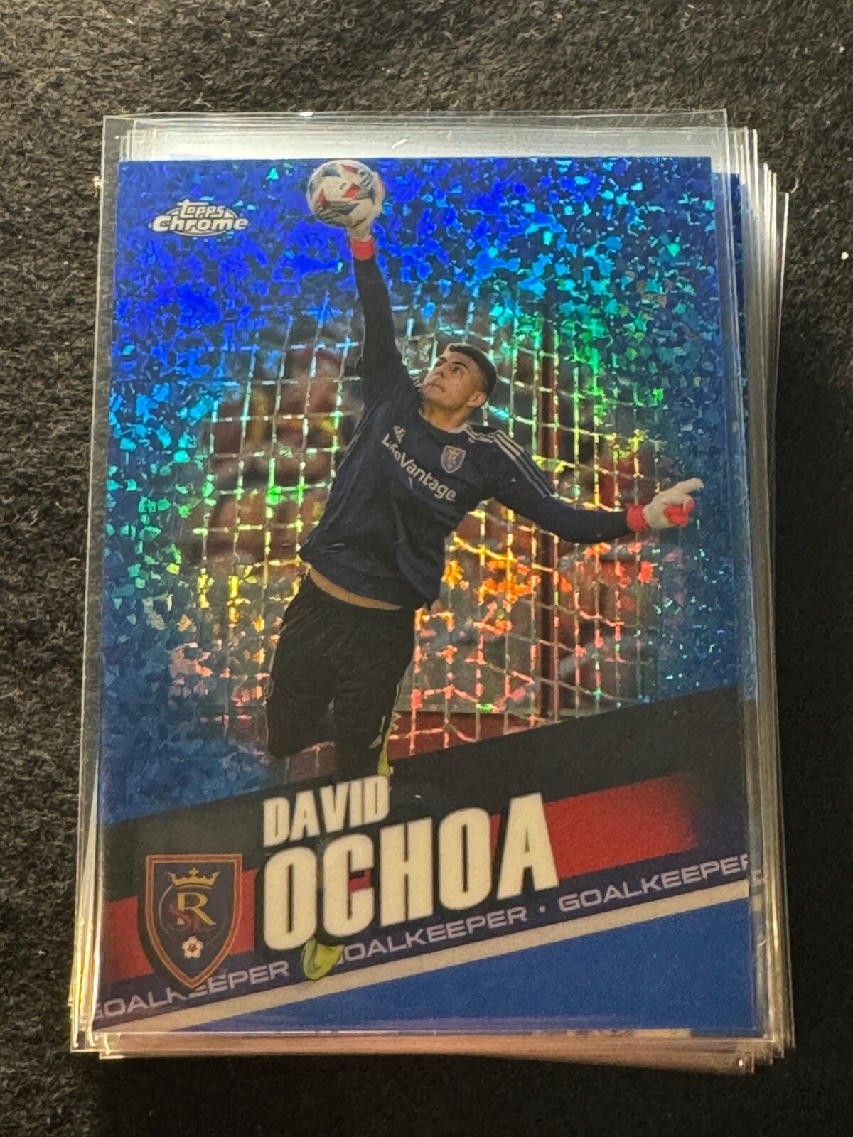 2022 Topps MLS Chrome Blue Mini Diamonds David Ochoa 185/199 | eBay