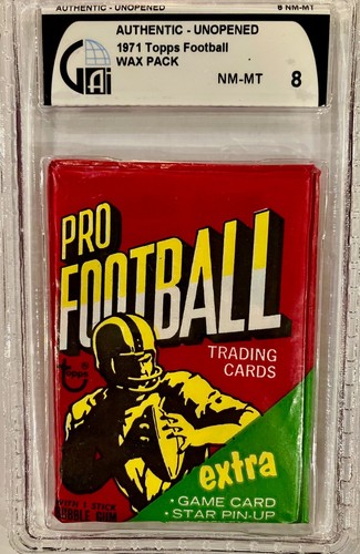 1971 TOPPS FOOTBALL UNOPENED WAX PACK NM-MT GAI 8 **BEAUTY** | eBay