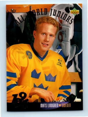 1993-94 Upper Deck #570 Mats Lindgren Rookie RC Hockey Card | eBay