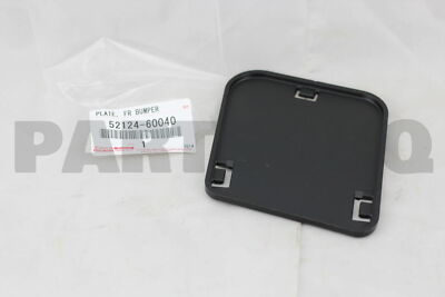 5212460040 Genuine Toyota PLATE, FRONT BUMPER REINFORCEMENT, LH 52124 ...