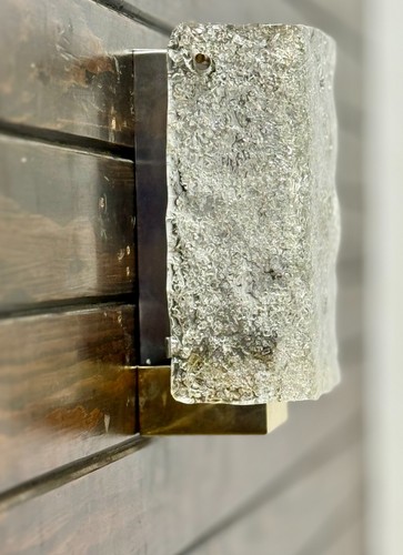 Nautical Gems Unique Ice Crystal Type Glass Brass Interior Wall Design ...