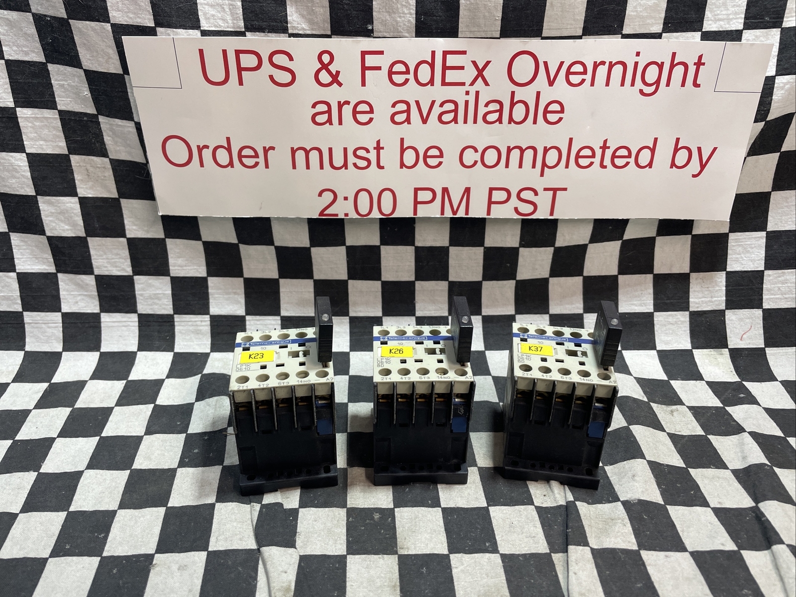 Telemecanique Contactor LP1K0610BD & LA4KC1B, Lot Of 3, Shipsameday ...