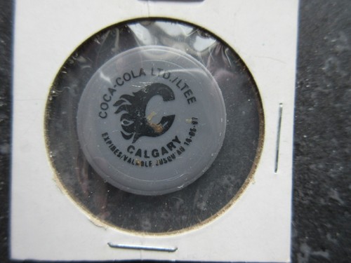 Coca Cola Coke Bottle Cap liner Calgary Flames EXPIRED | eBay