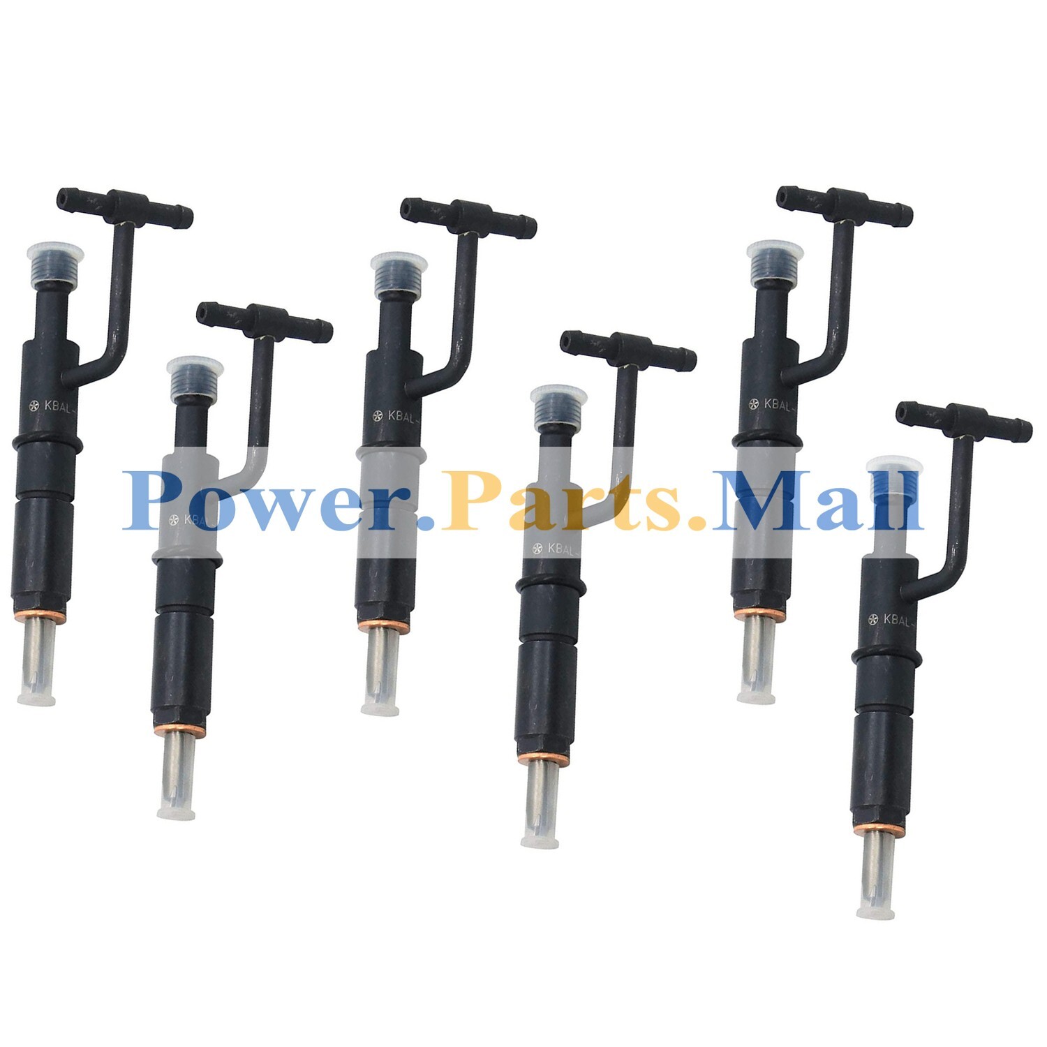 6 pc Fuel Injector 6208-11-3100 Fit For Komatsu Excavator PC120-7 PC130 ...