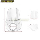 Front Headlight Fairing Cover W/15" Windshield For Harley Dyna FXDWG ...