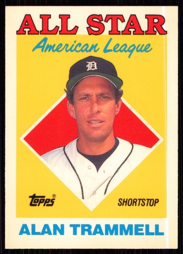 1988 Topps Tiffany Alan Trammell Detroit Tigers #389 | eBay