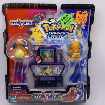 Hasbro Nintendo Pokemon Trainers Choice Brawly w Alakazam & Charizard ...