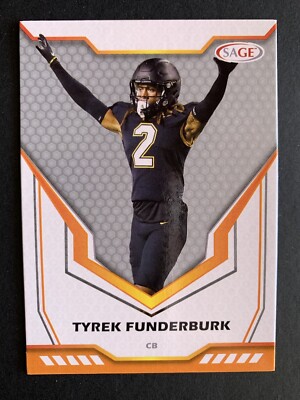 2024 Sage Low Series Football TYREK FUNDERBURK "ROOKIE" Card # 28 | eBay
