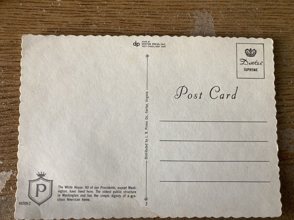 Washington, D.C. The White House Post Card | eBay