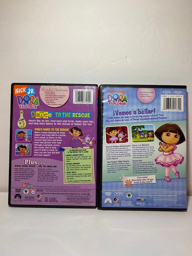 Dora the Explorer DVD Lot of 2 | eBay
