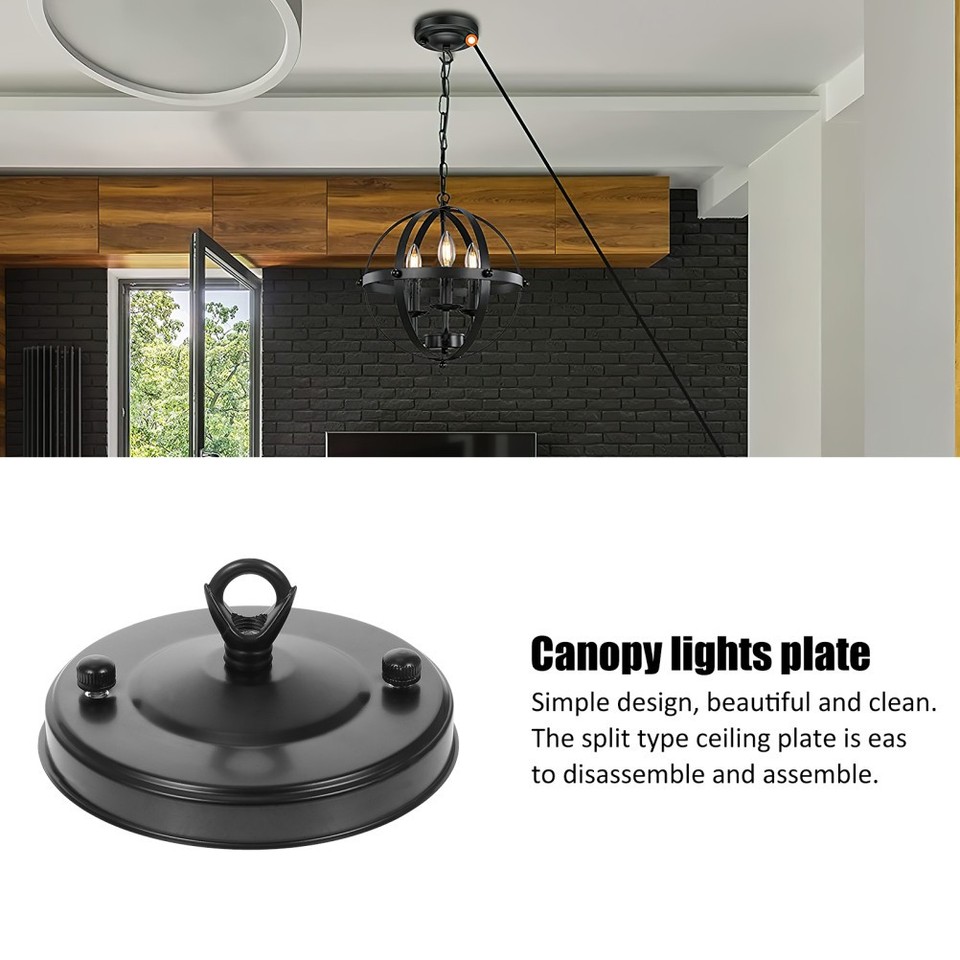 Ceiling Plate Light Fittings Round Ceiling Canopy Lamp Base for ...