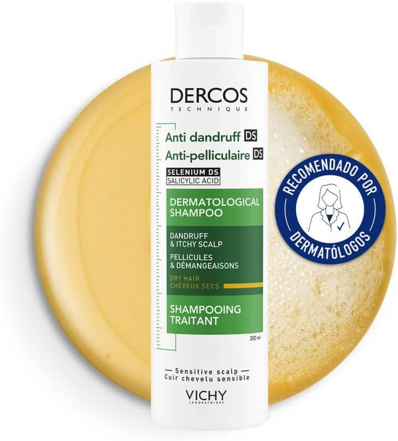 Vichy Dercos, Shampoo Anti-Forfora DS, per Capelli Da Normali a Grassi ...