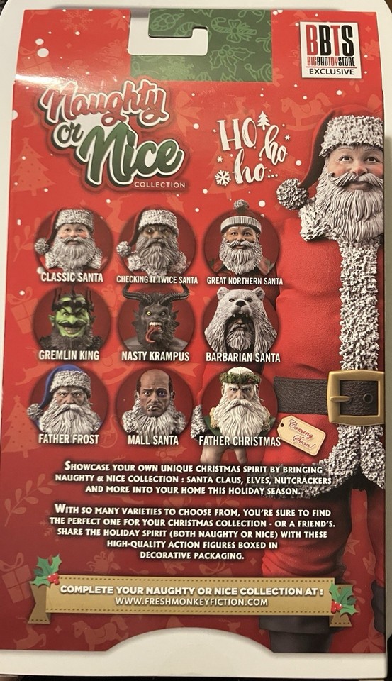 Fresh Monkey Fiction Father Frost Naughty or Nice Collection BBTS Exc ...