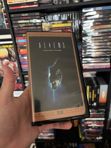 Aliens (VHS, 1997, Widescreen Series) Sigourney Weaver THX Rare Sci-Fi ...