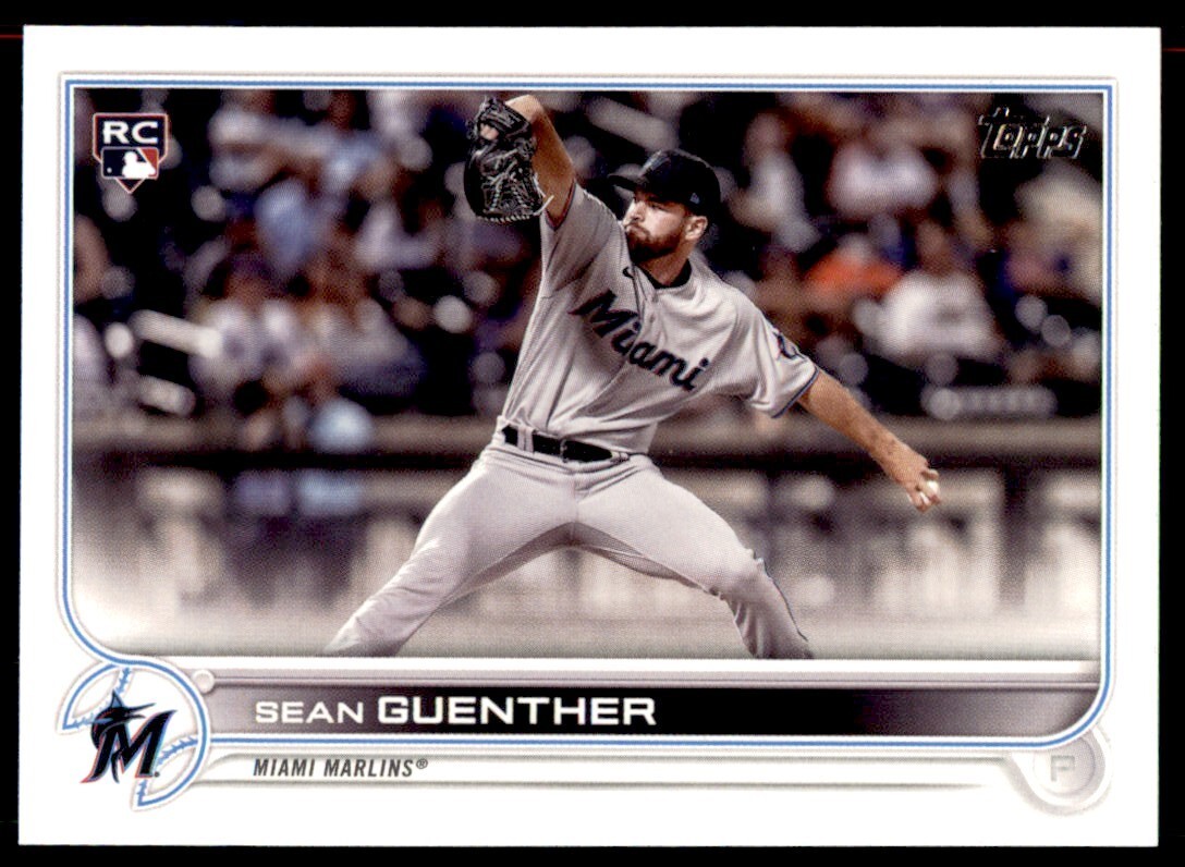 Sean Guenther 2022 Topps Series 2 Rookie Card RC #471 Miami Marlins | eBay