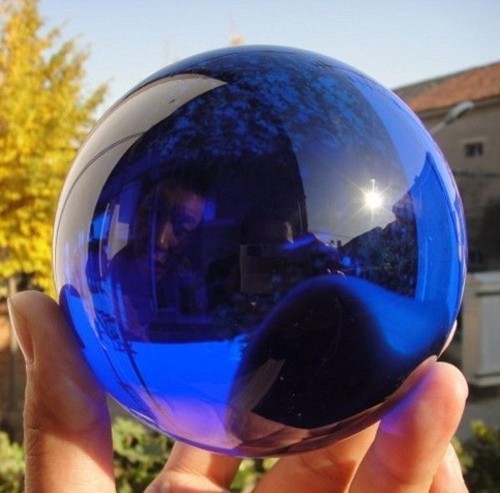 Large Crystal Ball / Glass Sphere 100mm - Various Colours - Top Quality ...
