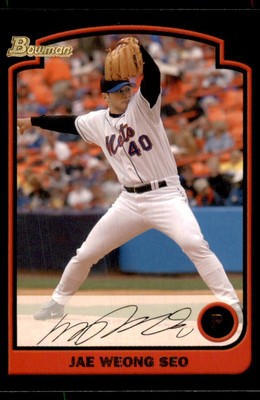 2003 BOWMAN DRAFT PICKS & PROSPECTS JAE WEONG SEO NEW YORK METS #BDP11 ...