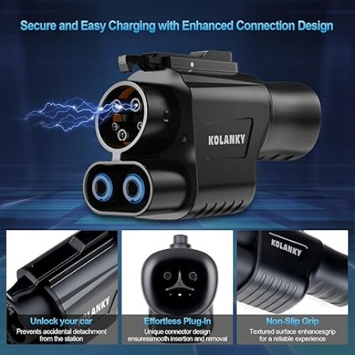 NACS to CCS Adapter for Tesla Supercharger -For Rivian, Ford, Chevy ...