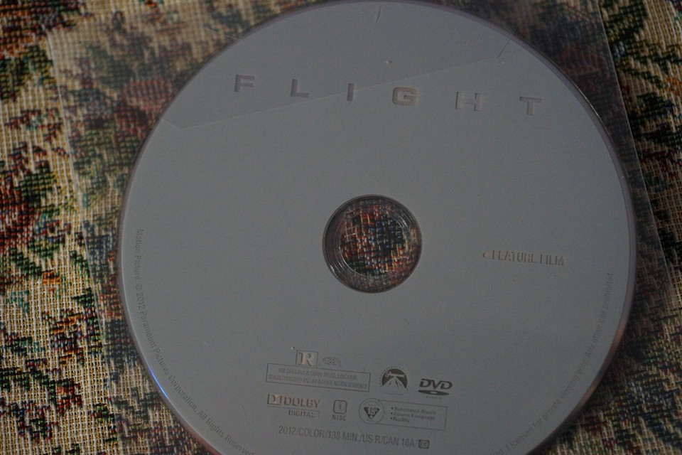 Flight DVD. (NO BLU-RAY, DIGITAL CODE, Or Case) DVD ONLY | eBay