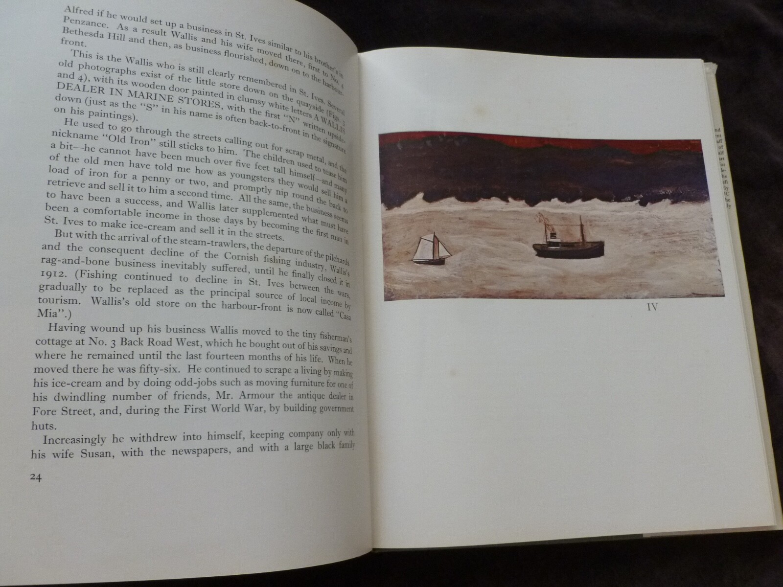 ALFRED WALLIS Cornish primitive painter EDWIN MULLINS 1967 HARDBACK ART ...