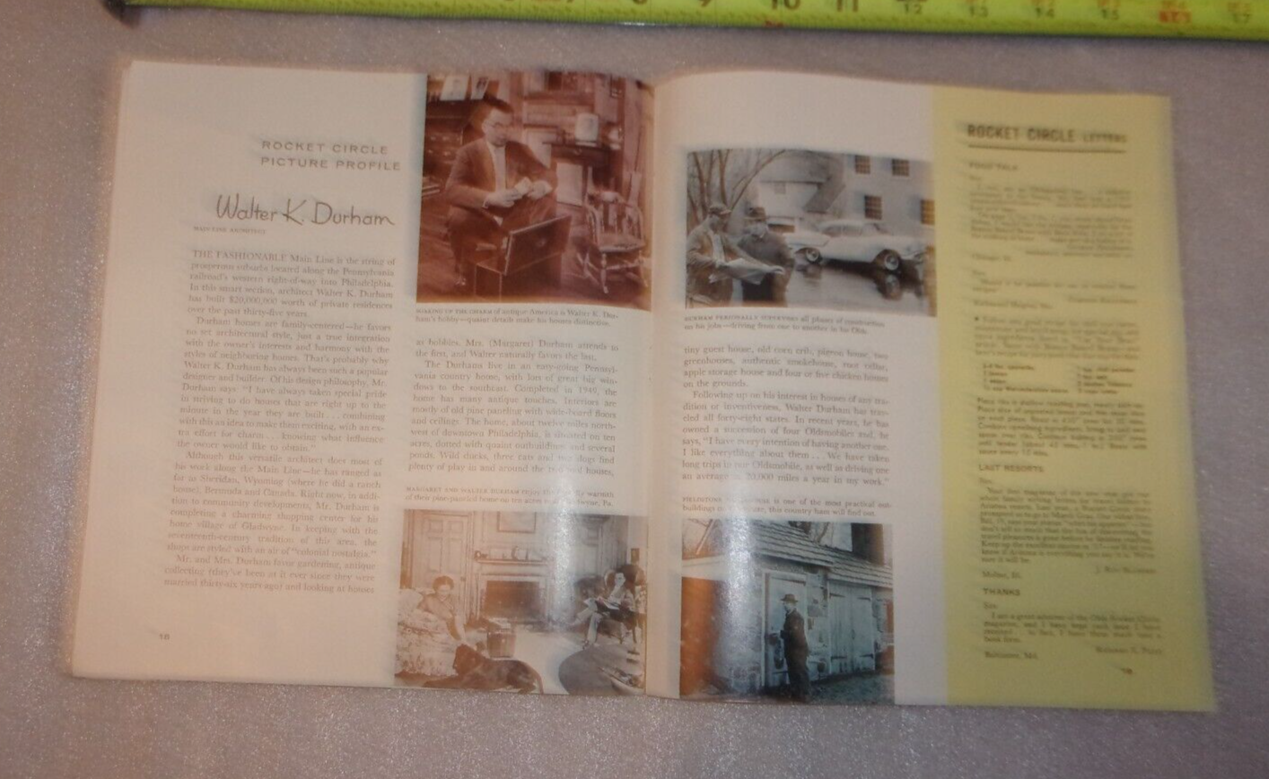 1957 OLDSMOBILE ROCKET CIRCLE MAGAZINE VOL. 2 23 COLOR PGS. HAYES MOTOR ...