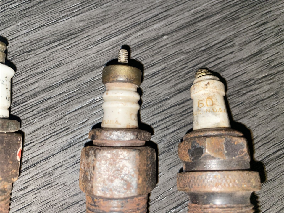 Lot of 3 Antique Vintage Spark plugs | eBay