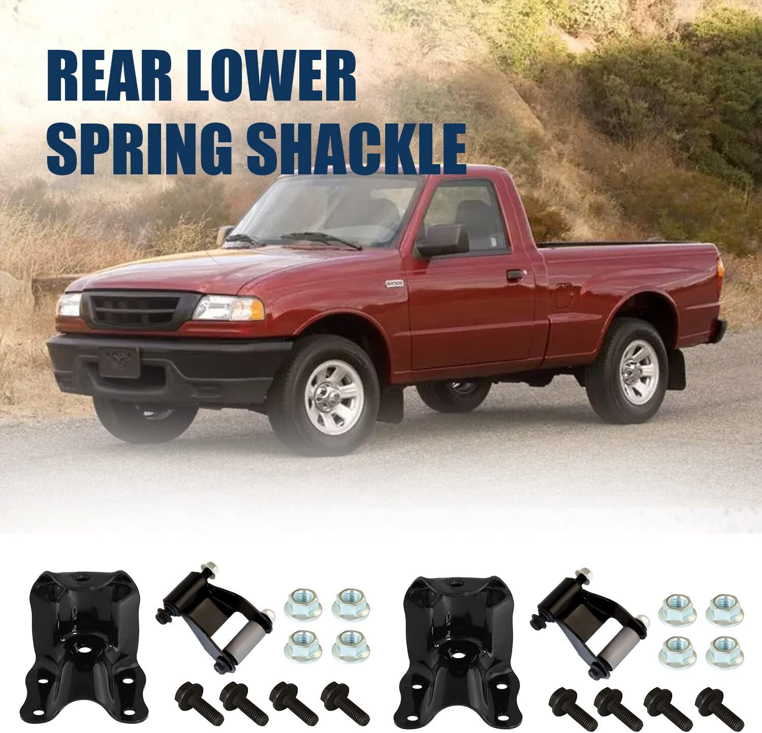 Rear Leaf Spring Hanger Bracket and Shackle Kit for Ford Ranger 722-001 ...