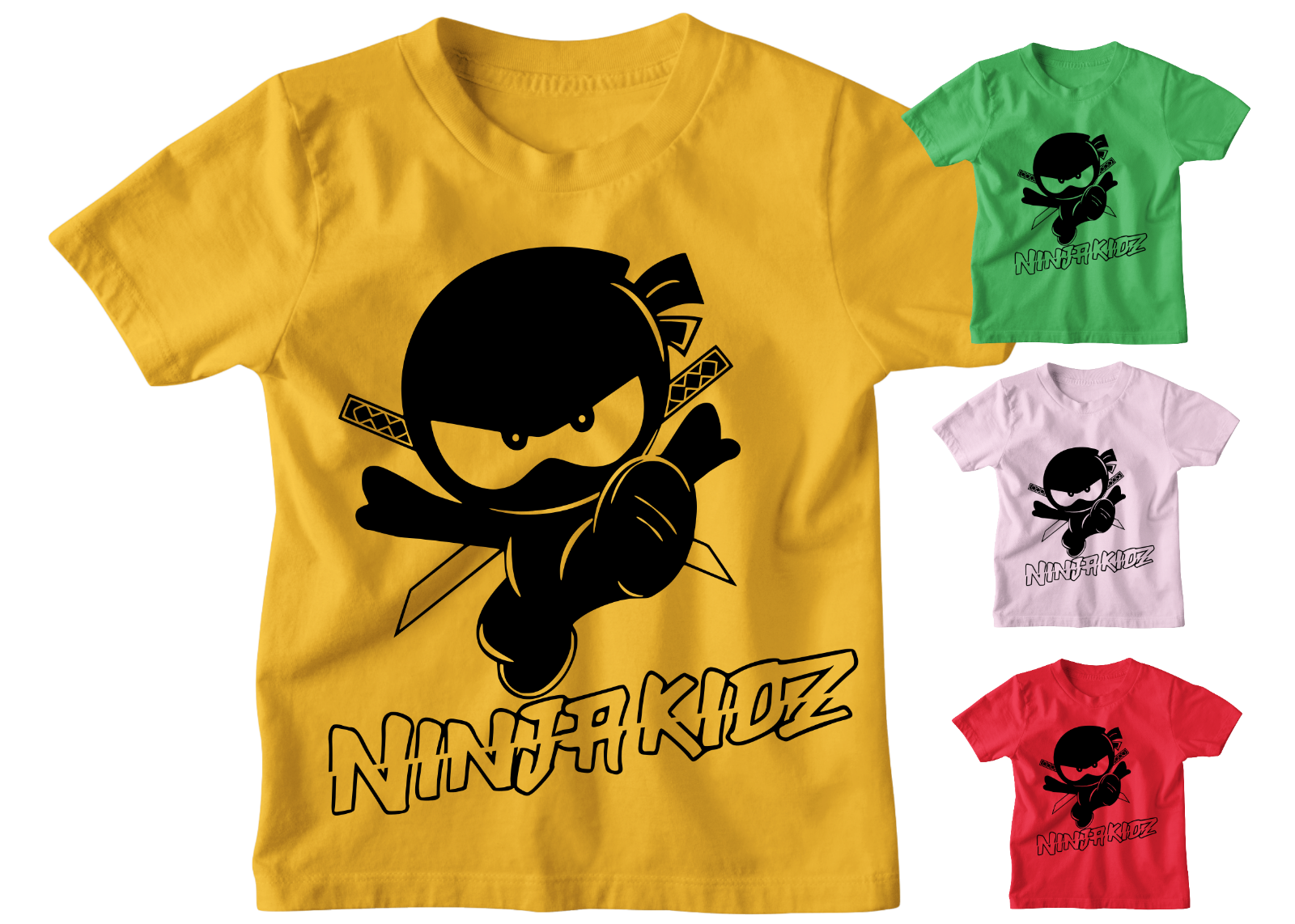 New Ninja Kidz Tv Kids T-Shirt Gaming Team Top Tee. | eBay UK