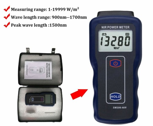 Solar Infrared Radiation Tester NIR Power Meter Wave length 900nm to ...
