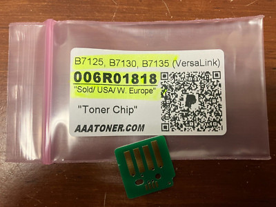 Toner Chip (006R01818) for Xerox VersaLink B7125, B7130, B7135 Refill ...