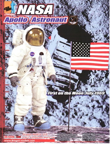 2002 Dragon Models NASA APOLLO ASTRONAUT Action Figures Toy PRINT AD WALL ART | eBay UK