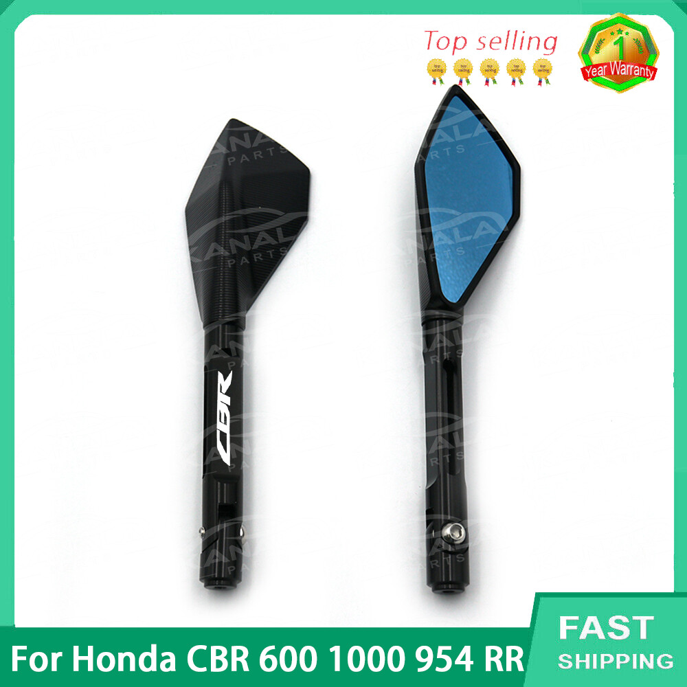 Motorcycle handlebar rearview mirror CNC For Honda CBR 600 1000 954 RR ...