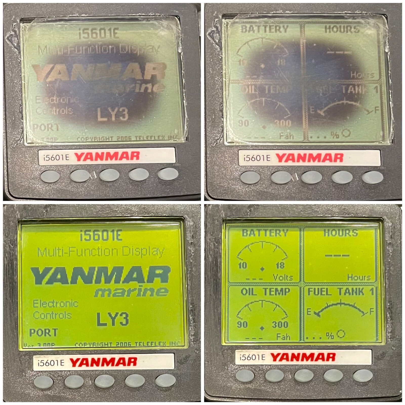 Yanmar i5601 Marine Diesel Multi Function Engine Display ED-X REPAIR ...