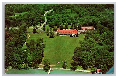 1967 Potawatomi Inn Pokagon State Park Angola IN Indiana Aerial View ...
