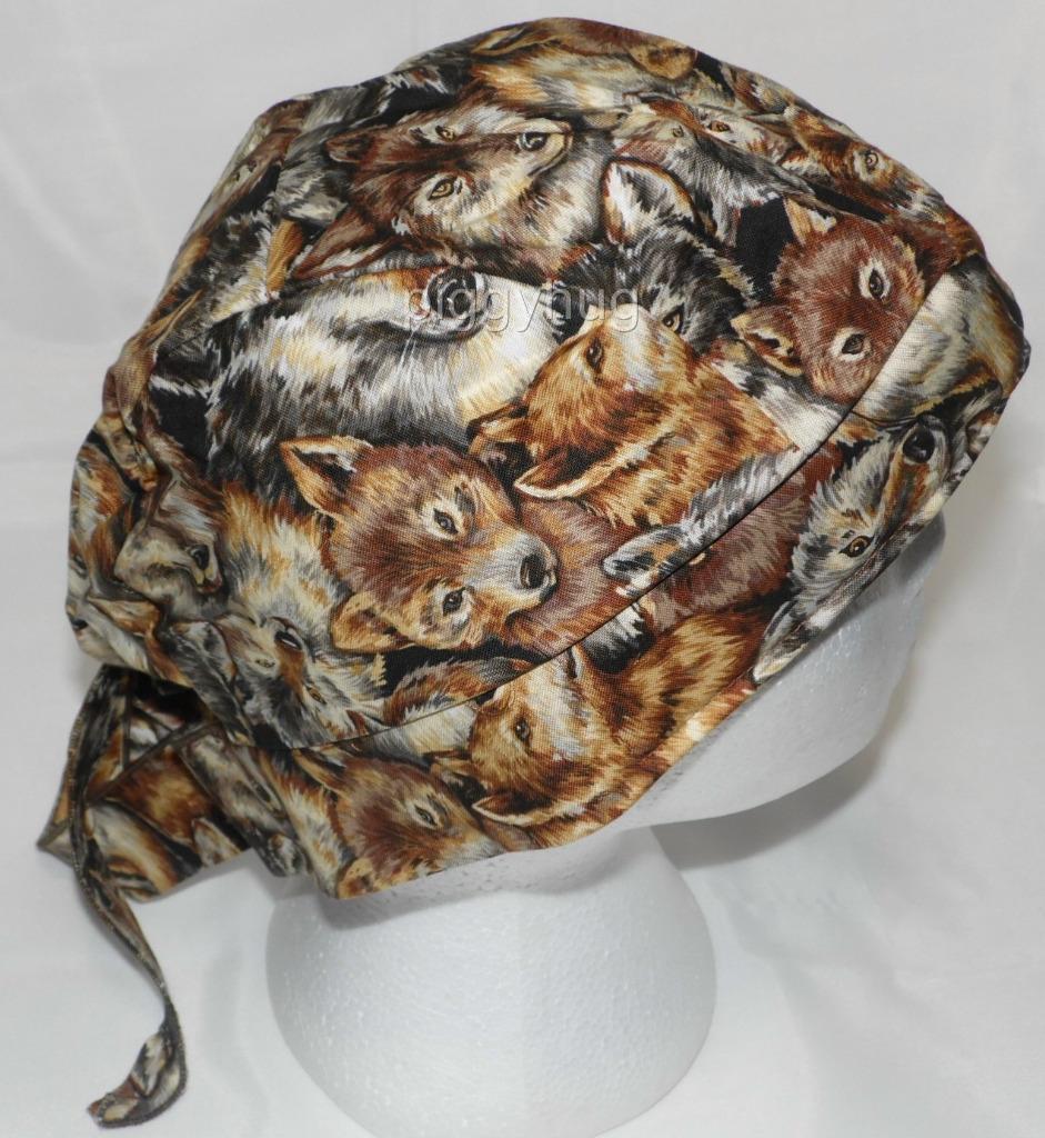 skull cap hat do du doo rag wolves sweat band made in USA wolf | eBay