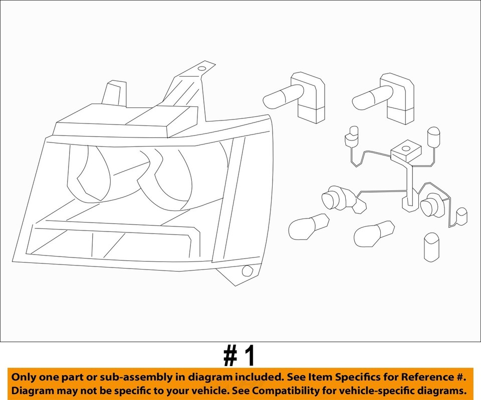 GM OEM-Headlight 22853025 | eBay