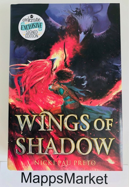 Signed Wings of Shadow Nicki Pau Preto Owlcrate Sprayed Edges for sale ...