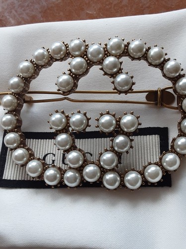 100% Gucci Hair Clip logo GG | eBay
