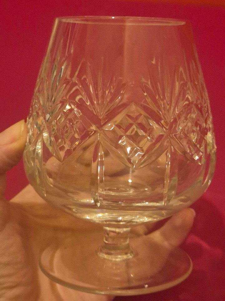 Edinburgh Crystal Brandy Glass Embassy pattern Unsigned Vintage | eBay UK