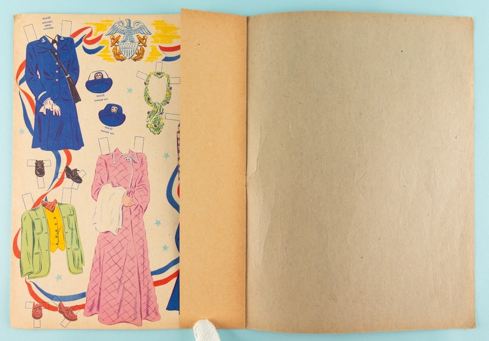 Vintage Original 1943 Whitman WACS AND WAVES Paper Dolls #985 UNCUT | eBay