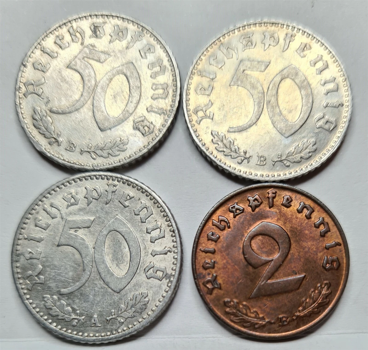 Germany Third Reich X 50 Reichspfennig 1939 Katz Auction