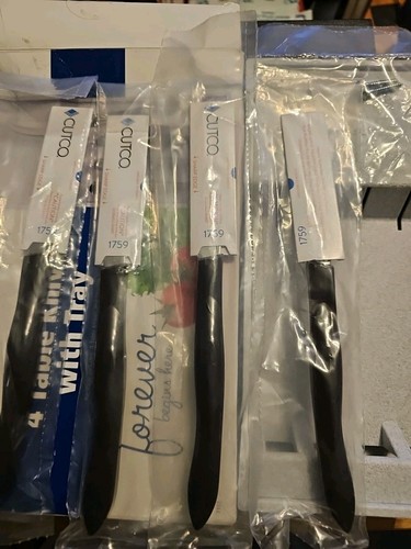 Cutco 4-Piece Table Knife Set 1759 Classic w/ Wall/Drawer Tray New/open ...