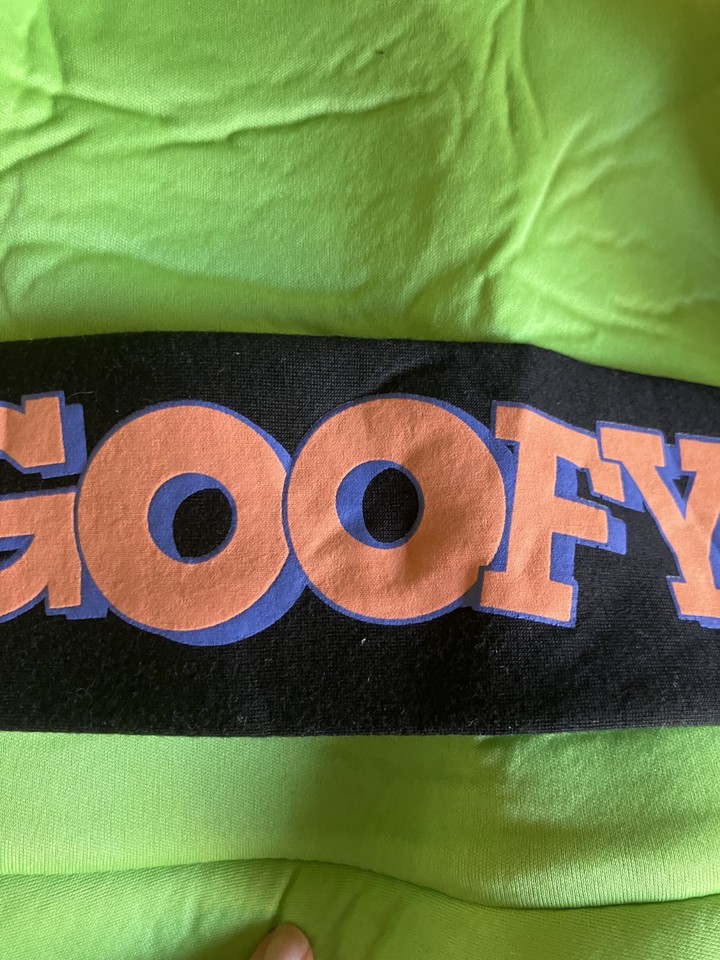 Disney Parks Disneyland Resort Goofy Hat Green Faux Fur Floppy Ears ...