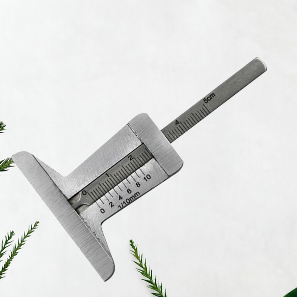 Tread Ruler Wheel Measuring Tool Depth Gauge Truck Tire Vernier Caliper ...