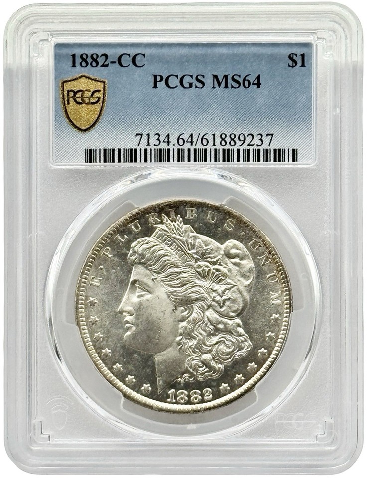 1882-CC Morgan Silver Dollar PCGS MS64 PQ | eBay