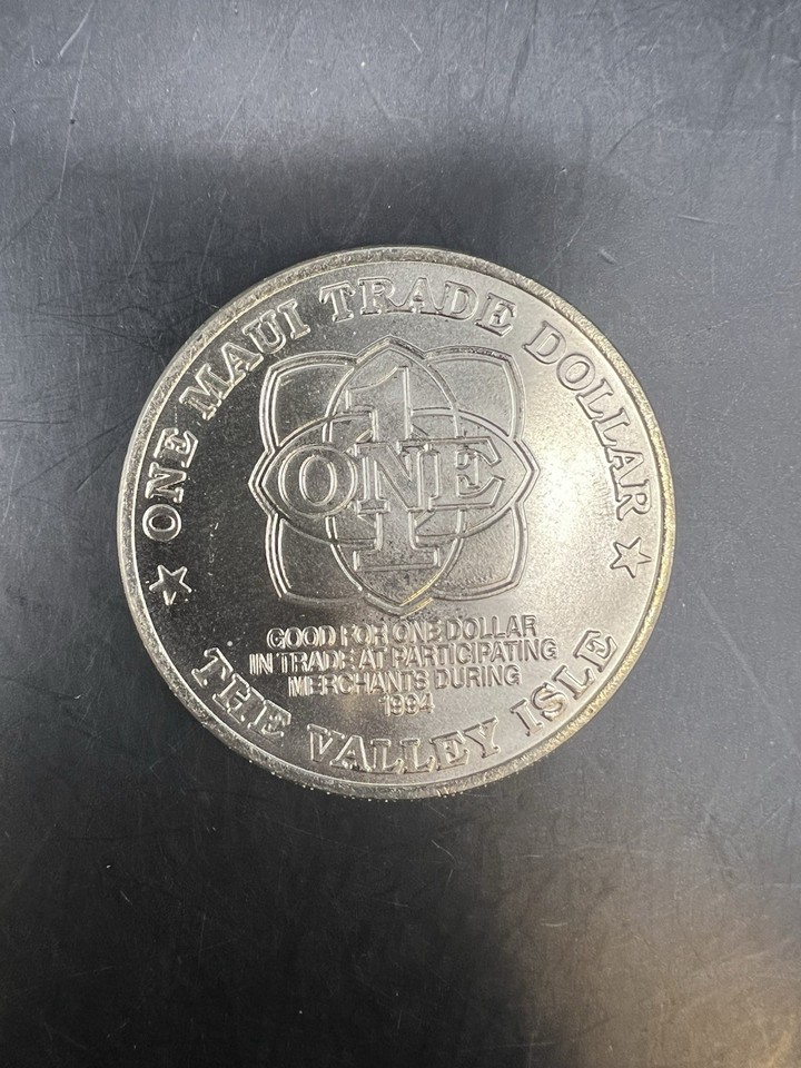 1994 MAUI NO KA OI One Maui Trade Dollar - The Valley Isle - Coin | eBay