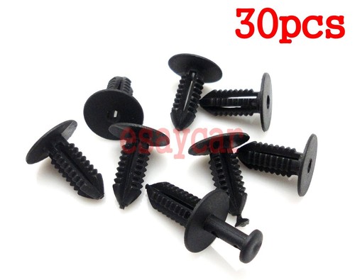 30 Pcs Benz Fender Liner Rivet Push Type Clip Retainer Fastener OE:124 ...
