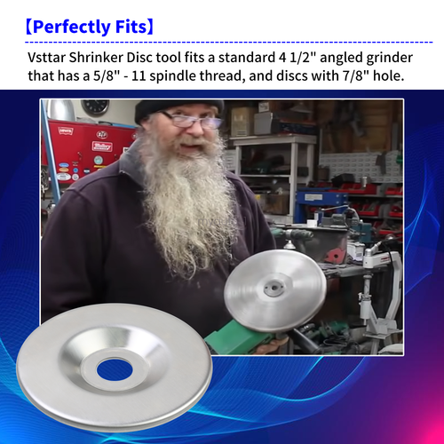 Shrinking Disc 4.5Inch – Sheet Metal Fabrication Tool – Auto Body Panel ...